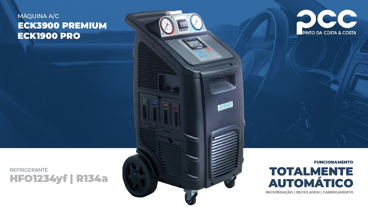 Máquina de ar condicionado | Ecotechnics ECK 3900 e ECK1900 - YouTube