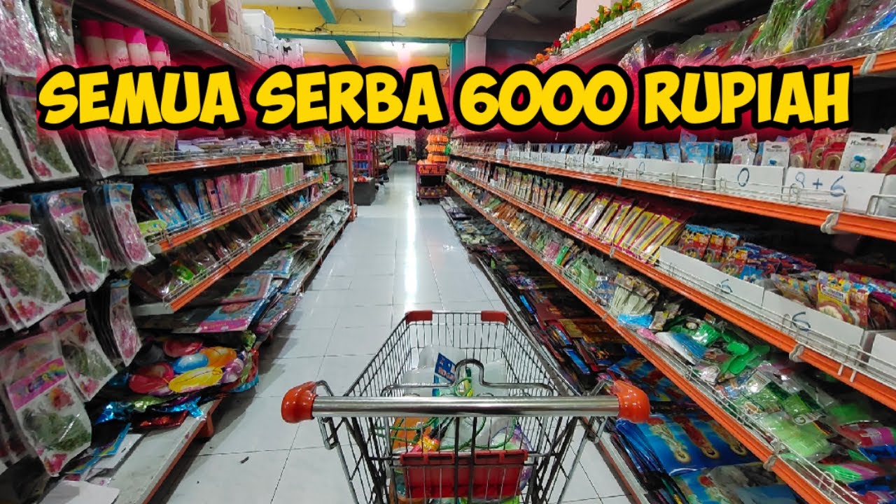 BELANJA DI TOKO SERBA 6000 DENPASAR || TOKO DAIMARU DENPASAR BALI - YouTube