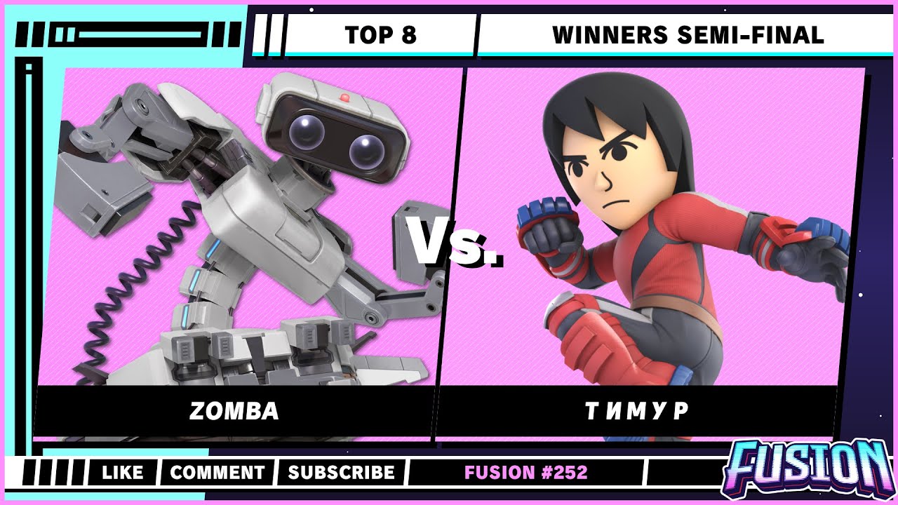 Fusion #252 - Winners Semi-Final - Zomba (R.O.B) VS Тимур (Mii Fighter ...
