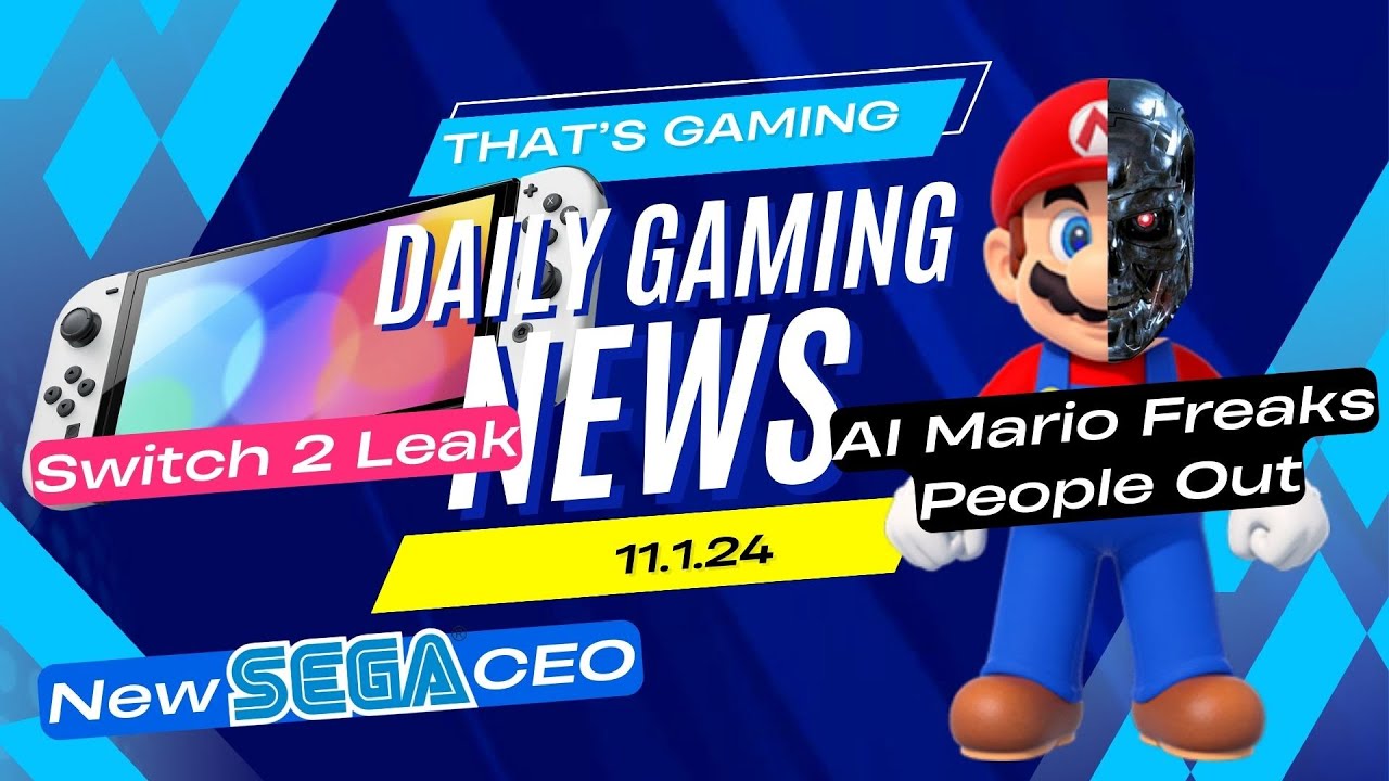 AI Mario Freaks Out CES, Switch 2 Leak & New SEGA CEO | Daily Gaming ...