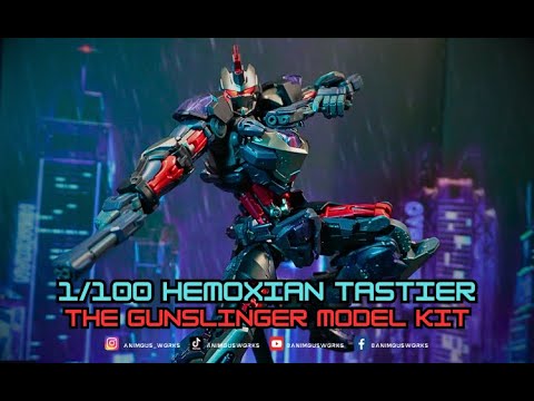 Hemoxian Tastier 1/100 Model Kit In-Depth Review : The Gunslinger - YouTube