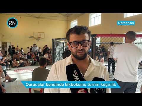Qaracalar kəndində kikboksinq turniri keçirilib