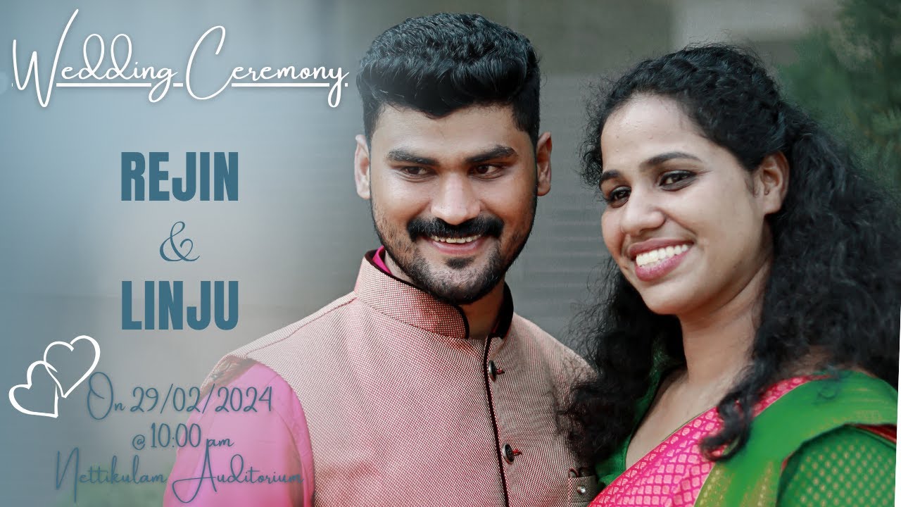 REJIN + LINJU || WEDDING CEREMONY || HYMNS VOICE || NILAMBUR || 29-02 ...