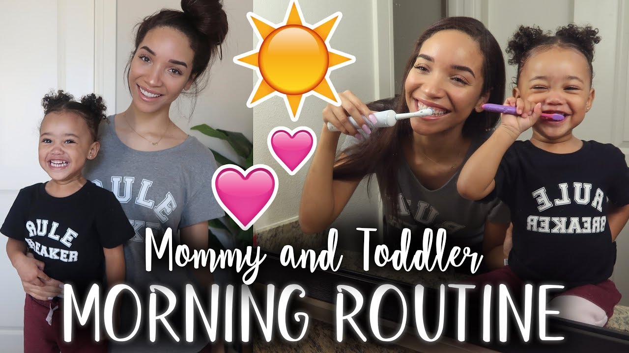 MORNING ROUTINE | Toddler & Single Mom! | RAVEN ELYSE - YouTube