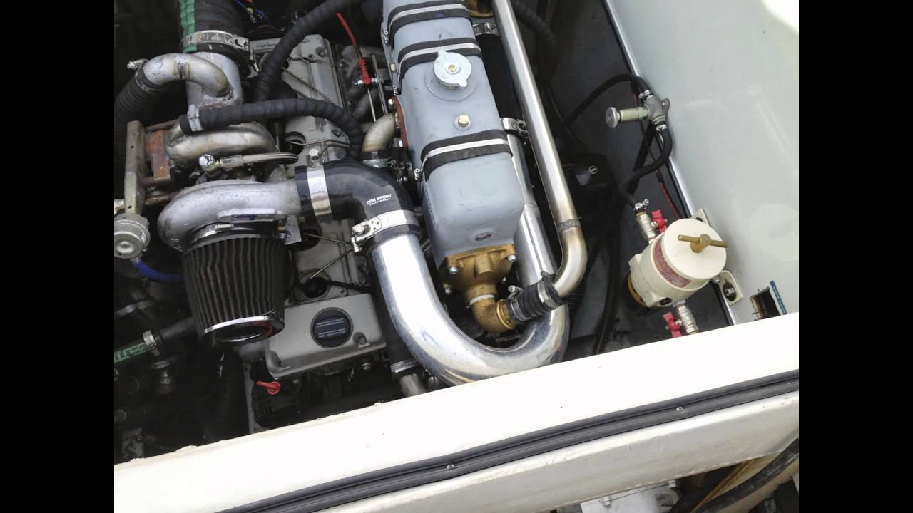 OM606 350 BHP marine engines - YouTube