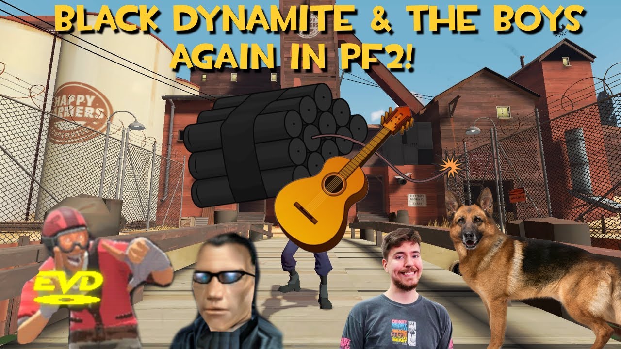 Black Dynamite & The Boys On PF2 On Super Nailgun World Again! (Jan ...