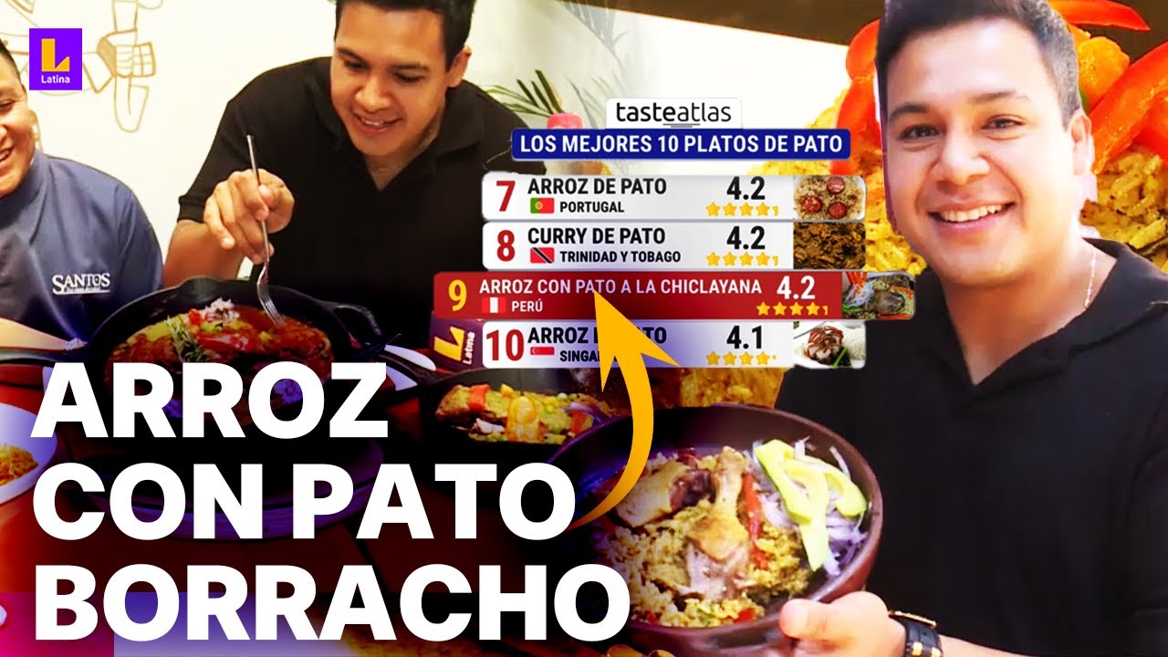 "Pato embriagado de aromas, pisco y cerveza": Arroz con pato, orgullo ...