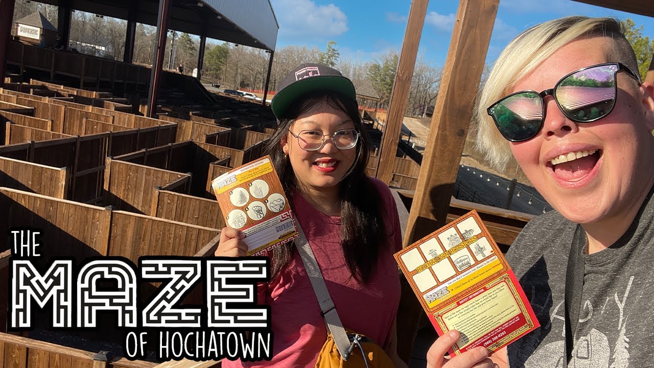 We Got Lost In A MAZE! | The MAZE Of Hochatown, Oklahoma | Hours Of Fun ...