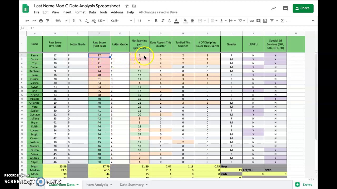 Mod C Calculations Part 3 Tips for finding patterns in data - YouTube