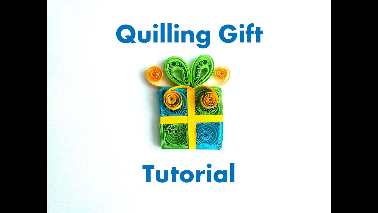 How to make a Simple Quilling Gift Magnet - DIY Birthday Gift Idea ...