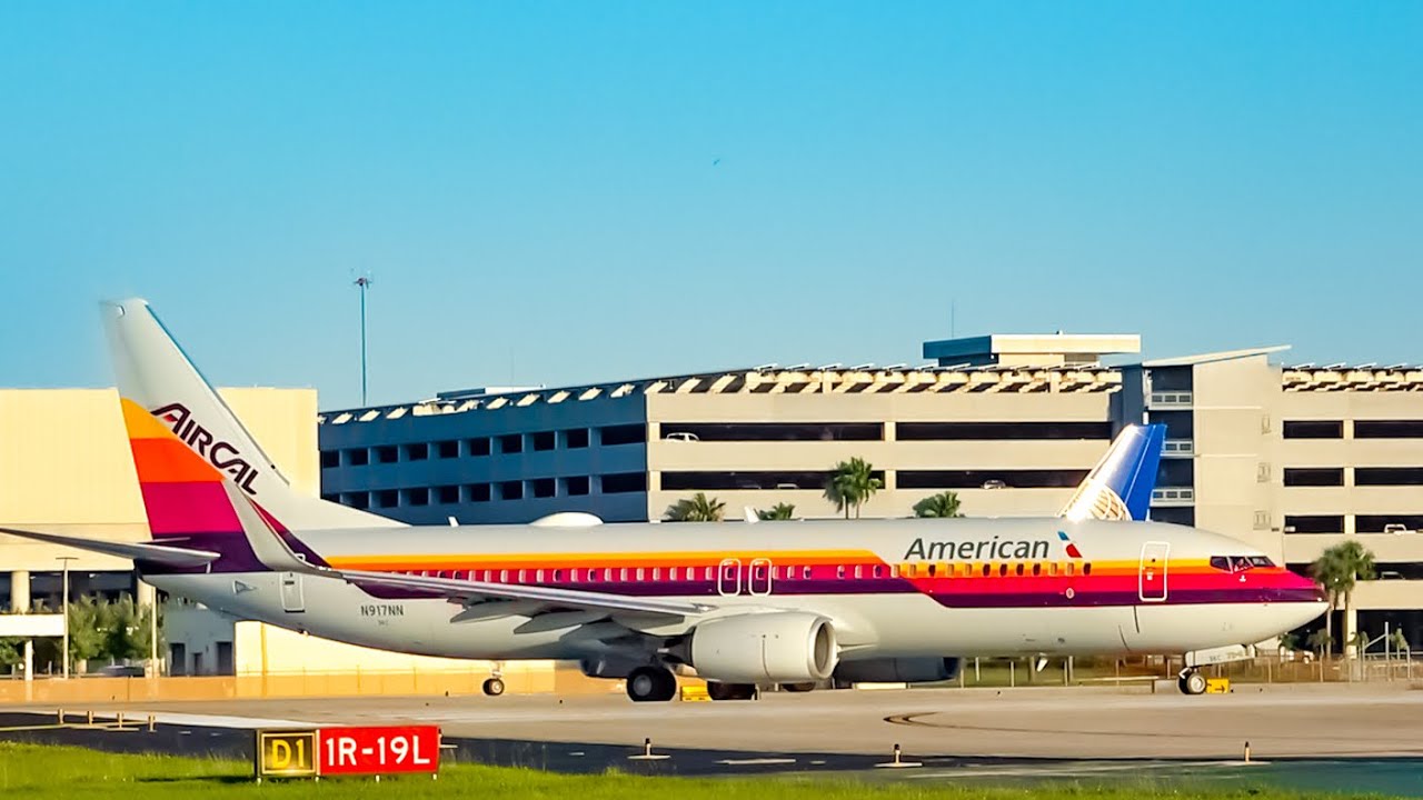 Battling 757's Retro Jets Sunrise Spotting TPA - YouTube