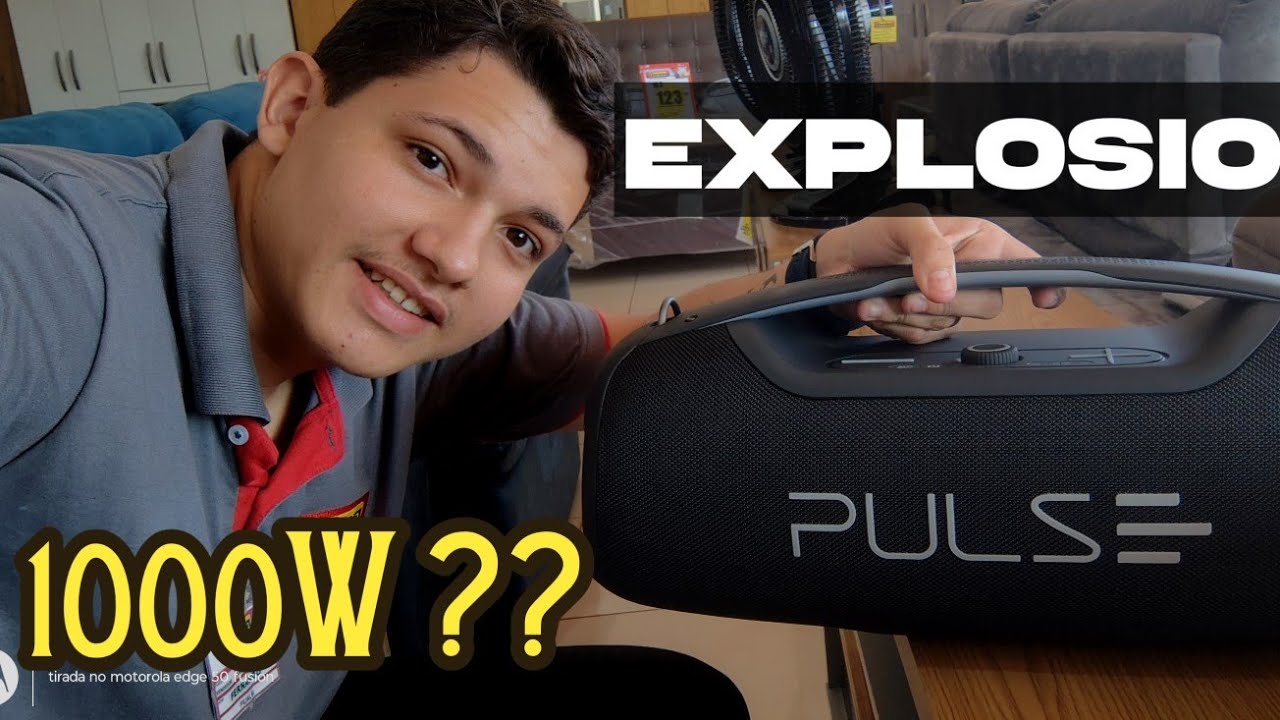Testando CAIXA DE SOM PULSE EXPLOSION 3 , Tem 1000Wats ?? 🔊 Vlog do ...