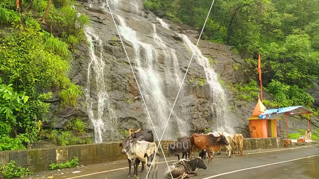 Shiv ghat waterfall Ahwa - YouTube