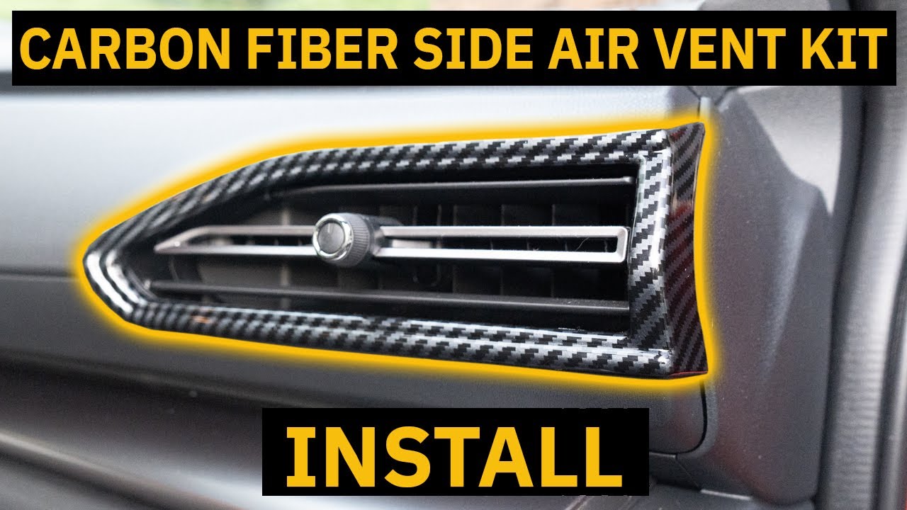 2022+ Subaru WRX Carbon Fiber Side Air Vent Kit [JXR Performance] - YouTube