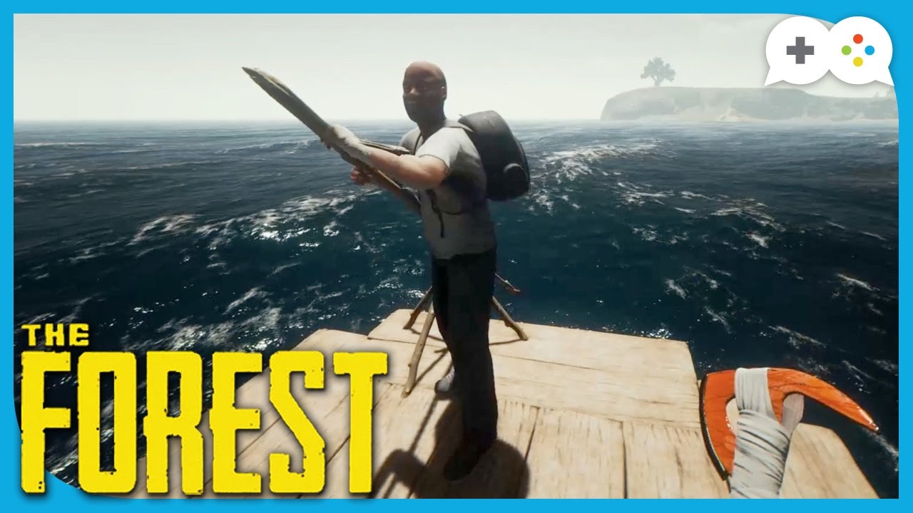 RAFT FAIL! - The Forest - EP9 ( Multiplayer Gameplay ) - YouTube