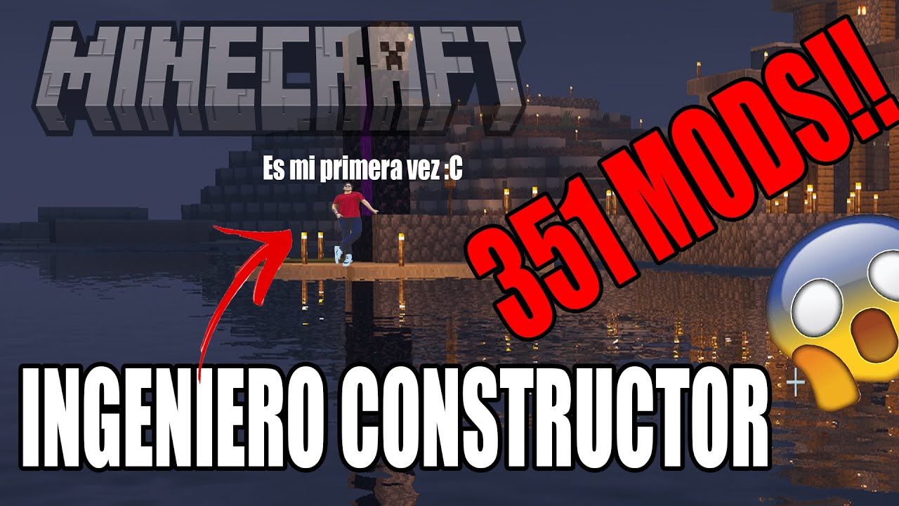 Ingeniero Constructor Juega Minecraft Con 351 MODS!!!!😱😱😱 || Minecraft ...