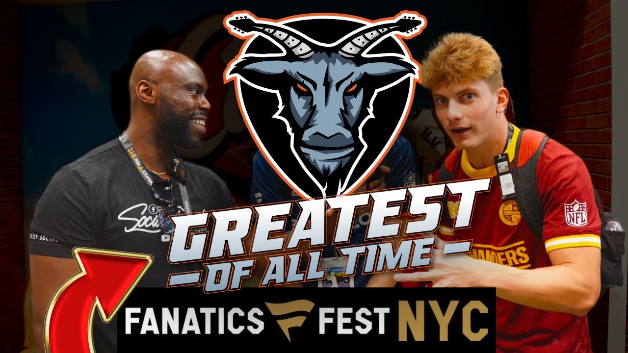 We Asked NYC Who the REAL GOAT Is 🐐🔥 | NBA, WWE, NFL & More at Fanatics ...