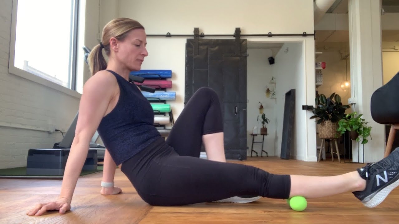 Calf Mobilization with Ball - YouTube
