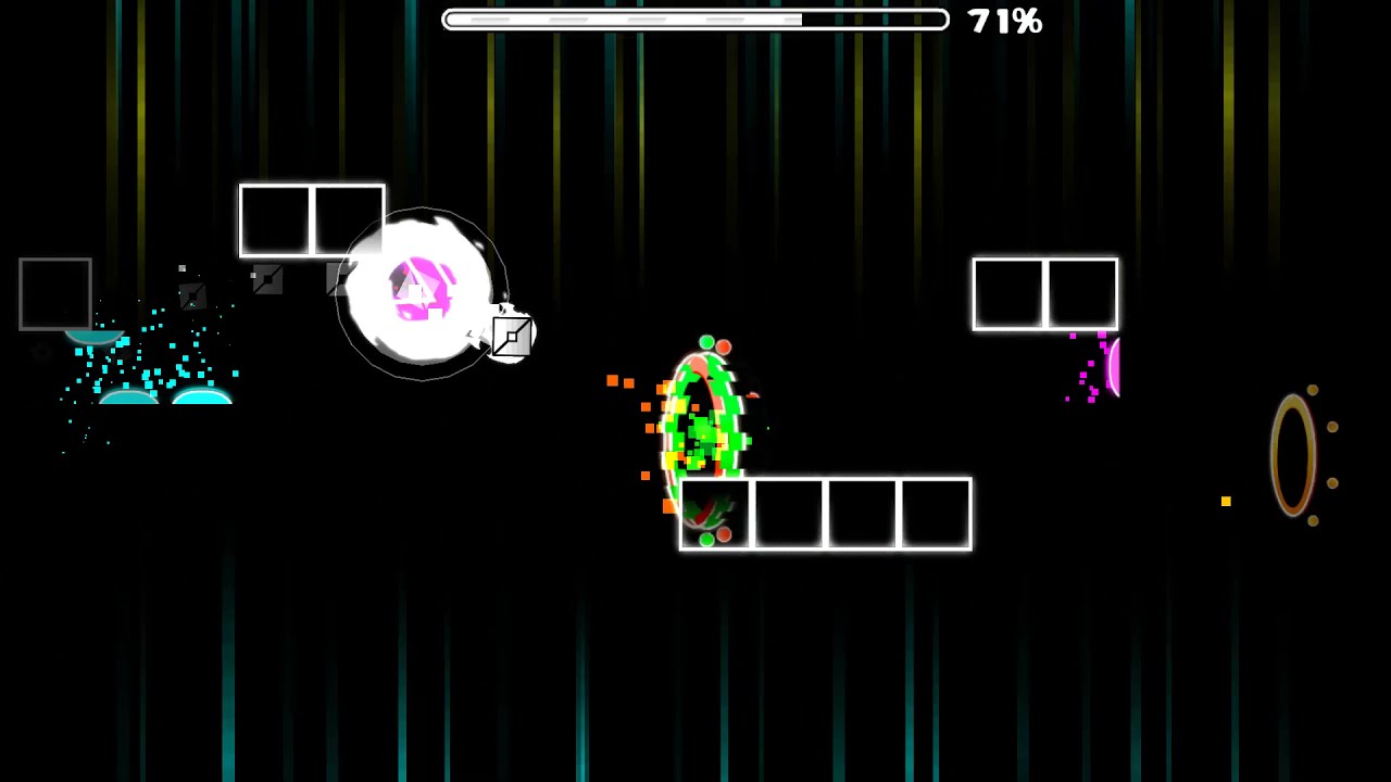Toxic Violet Cubes. My best layout? Geometry Dash {insane/extreme demon ...