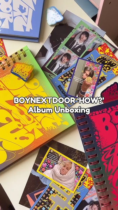 BOYNEXTDOOR ‘HOW?’ Standard Album Unboxing — Earth, Wind and Fire Versions 🌍🌬️🔥 #boynextdoor ...