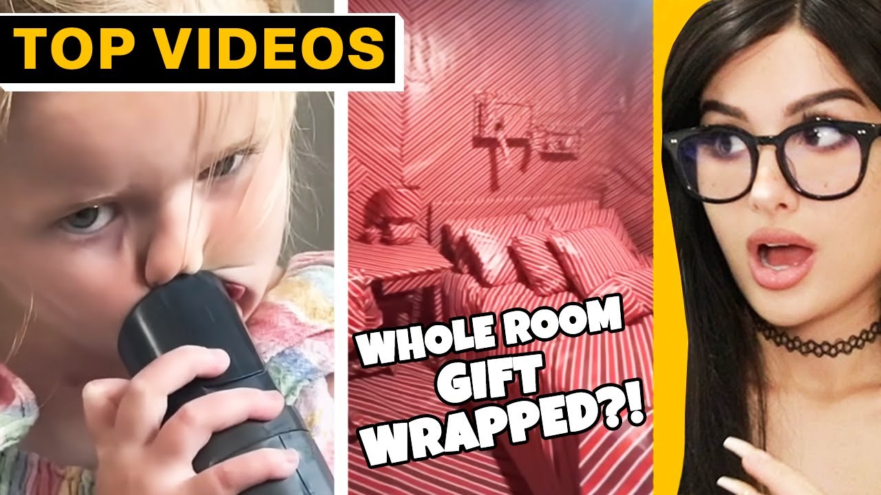 Most Hilarious New Prank Reactions | SSSniperWolf - YouTube