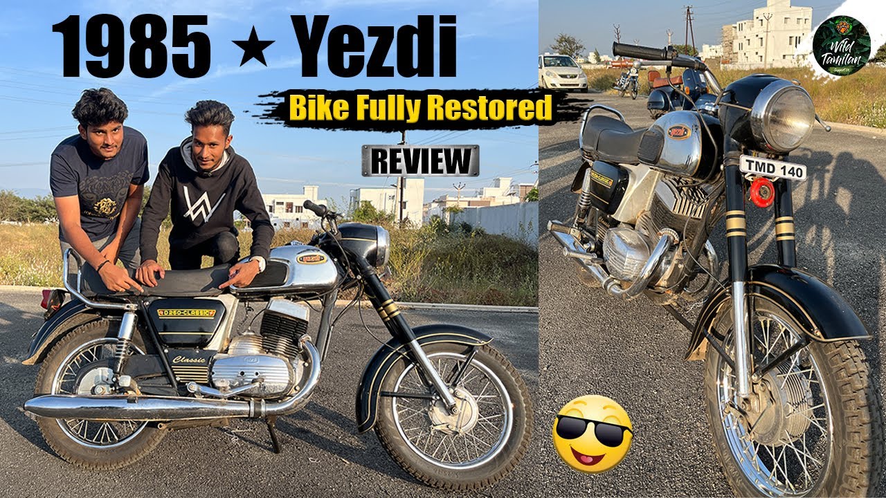 Yezdi Bike - 1985 Classic D250 loud exhaust Fully Restored Review ...