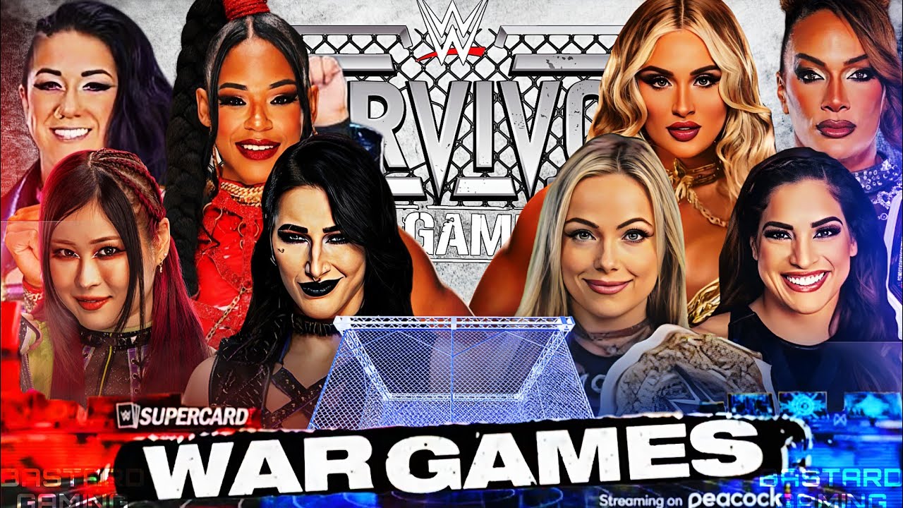 WWE 2K24 | War Games Match - Team Rhea VS Team Liv | Survivor Series ...