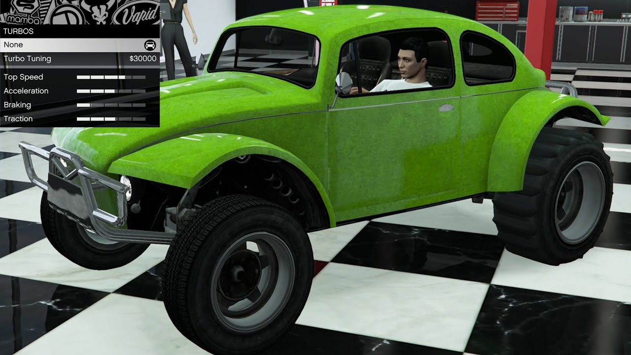 GTA 5 - OG Vehicle Customization - BF Injection (VW Beetle Baja Bug ...