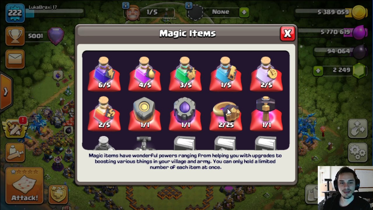 MAGIC ITEMS explained - Clash of Clans - YouTube