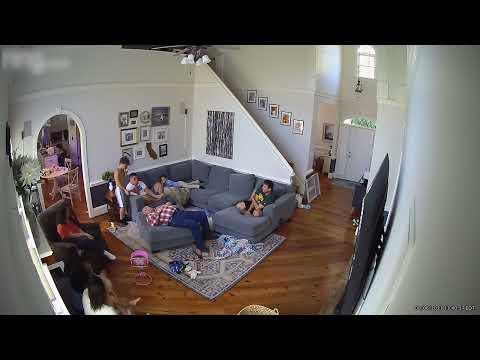 Boy Unknowingly Sits on Grandpa's Face - 1436387