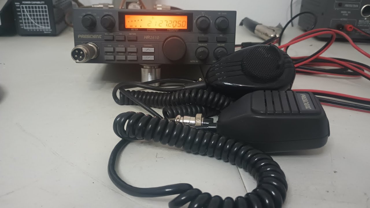 Very Nice Example of the President HR2510 Mobile Radio with RK56 and ...