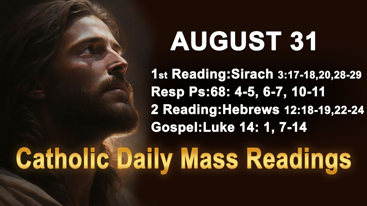 Catholic Daily Mass Readings for today I Sunday August 31 2025 - YouTube