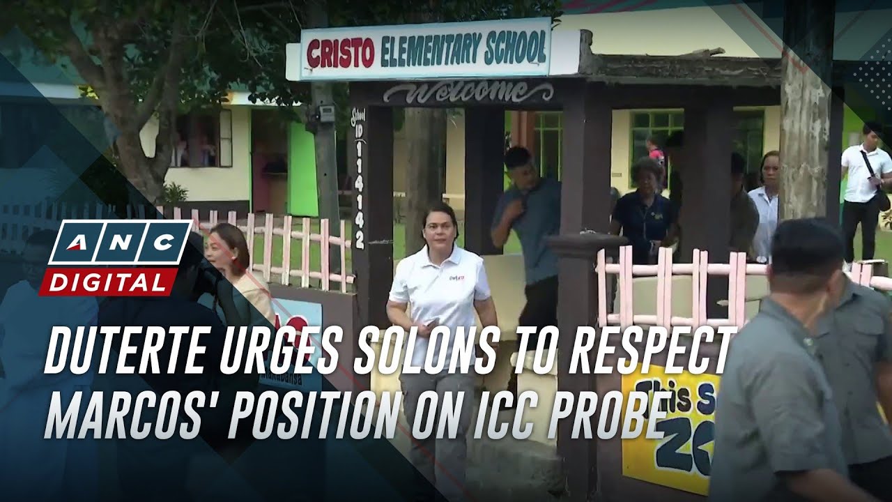 Duterte urges solons to respect Marcos' position on ICC probe | ANC ...