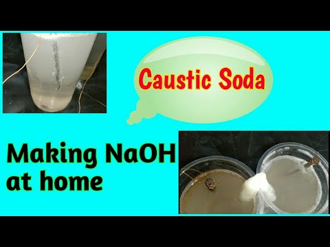 How to Make Caustic Soda At Home | How to Make NaOH | Making Caustic ...