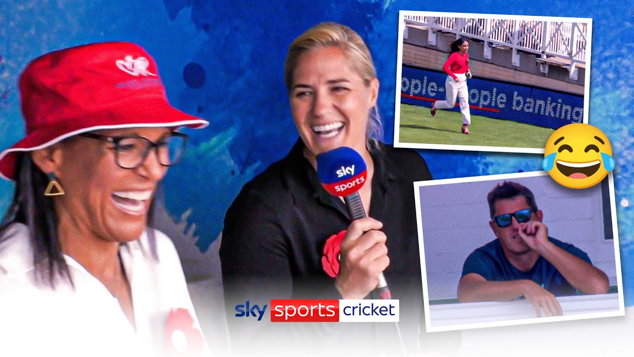 FUNNIEST moments from the Women's Ashes Test! 🤣 - YouTube