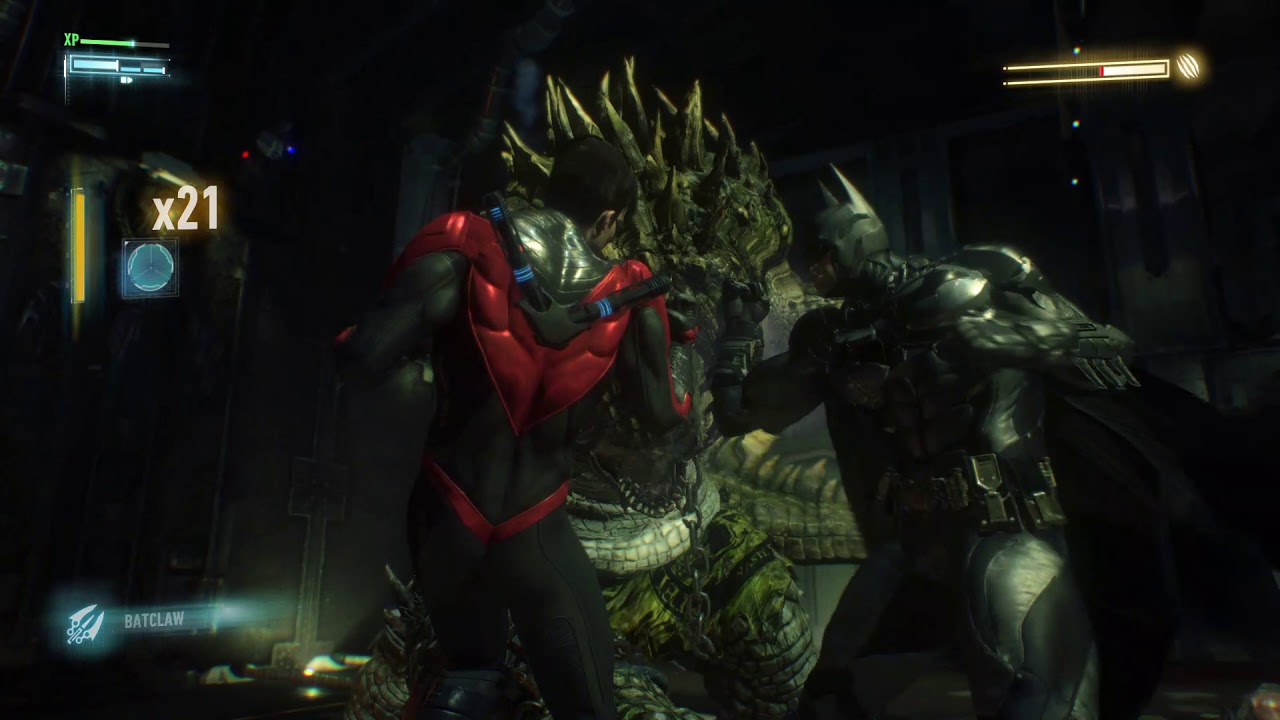 Batman™ Arkham Knight The warden and Croc - YouTube