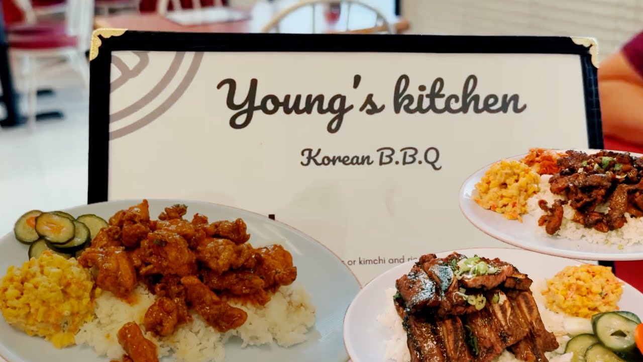 Young's Kitchen Korean BBQ is Tasty! - YouTube