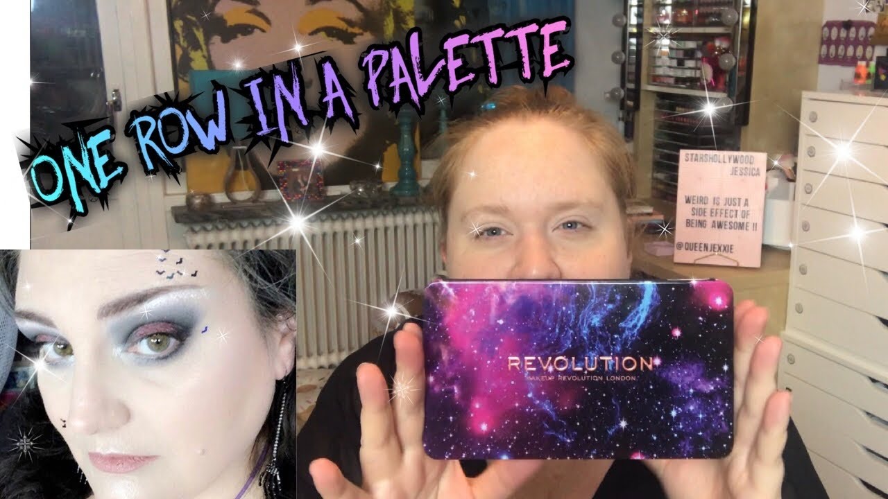 One row in a palette | Revolution | Constellation | Collab w/ 4F Beauty | StarsHoliday | #9 ...