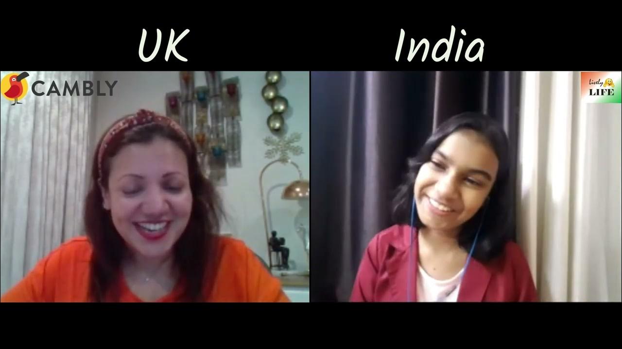 Cambly English Conversation #48 with lovely tutor from UK | Adrija Biswas - YouTube