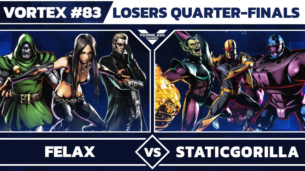 [Vortex #83] Felax vs StaticGorilla - Losers Quarter-Final - UMVC3 ...