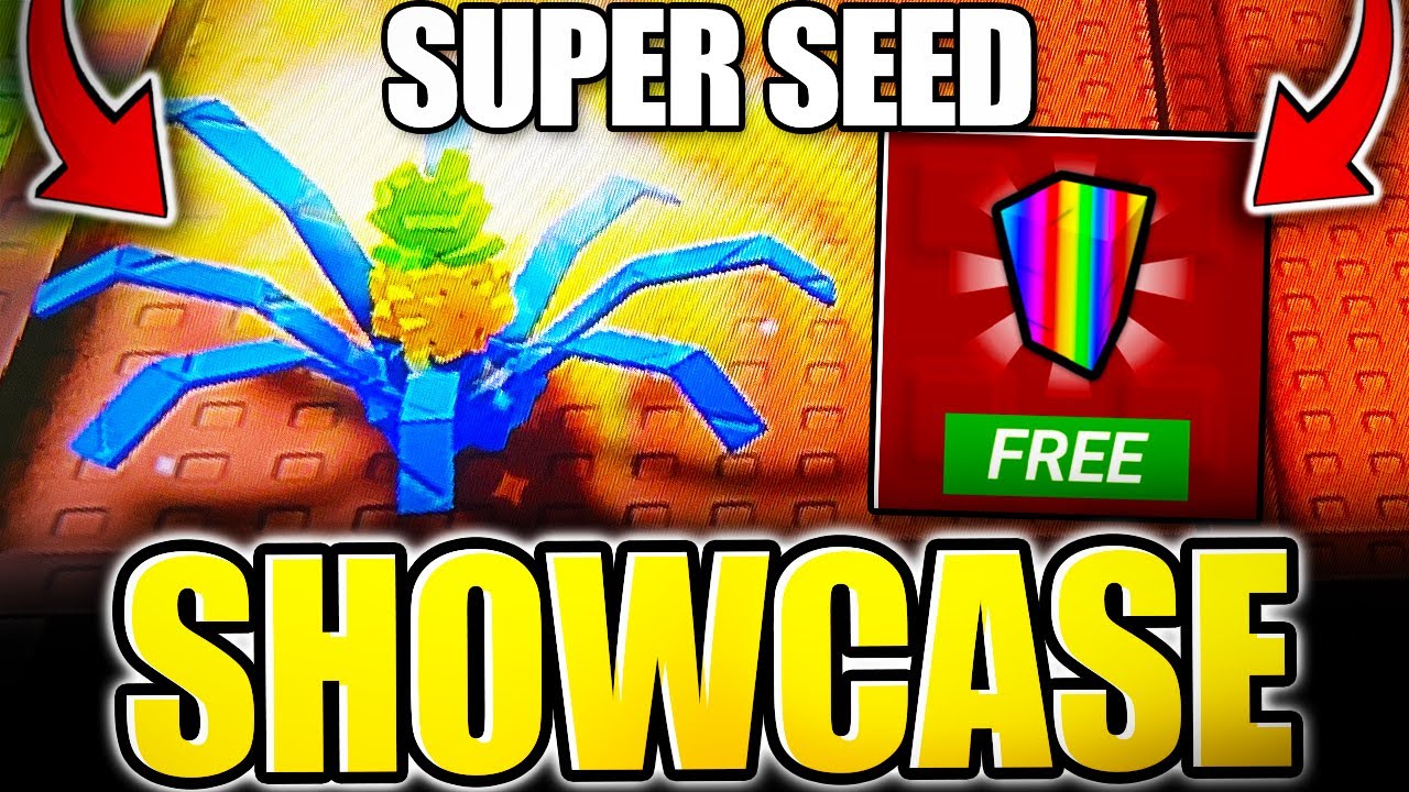 SUPER SEED SHOWCASE *FREE* in GROW A GARDEN! ROBLOX - YouTube
