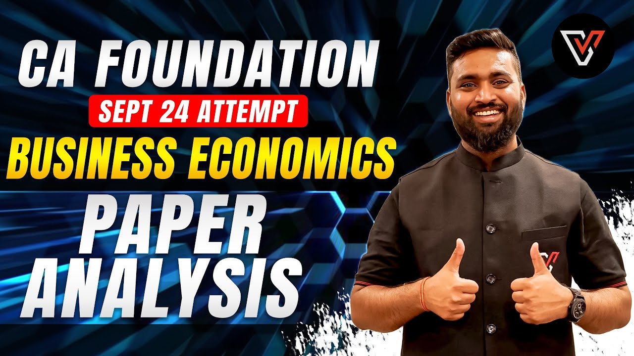 CA Foundation Economics Paper Solution | Economics Analysis | CA ...