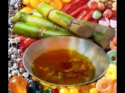 Fresh Sugarcane Candy The making of Sugarcane Candy - YouTube