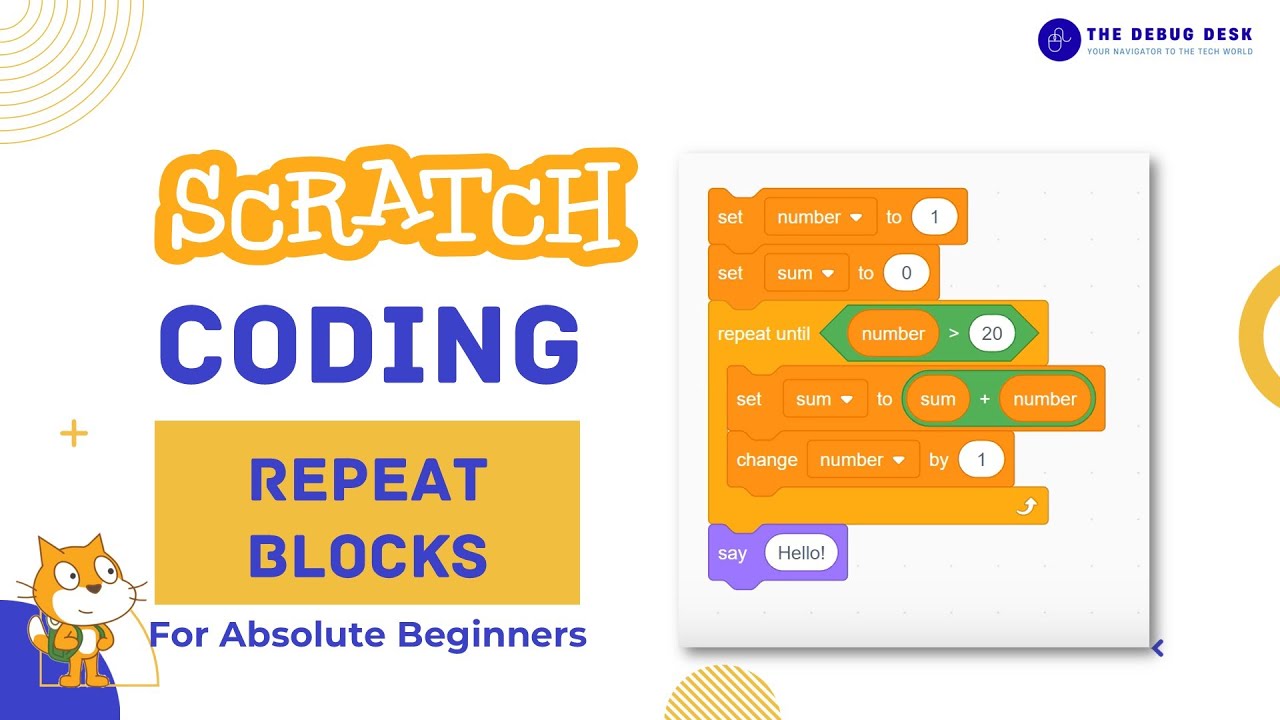 Scratch Repeat Blocks Explained | Fun Animations with Repeat & Forever ...