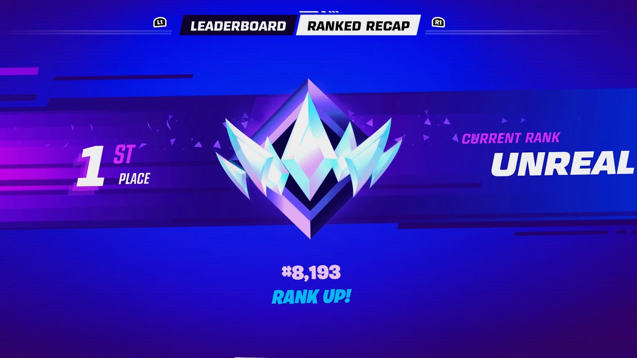 Hitting UNREAL Rank in Fortnite Rocket Racing - YouTube