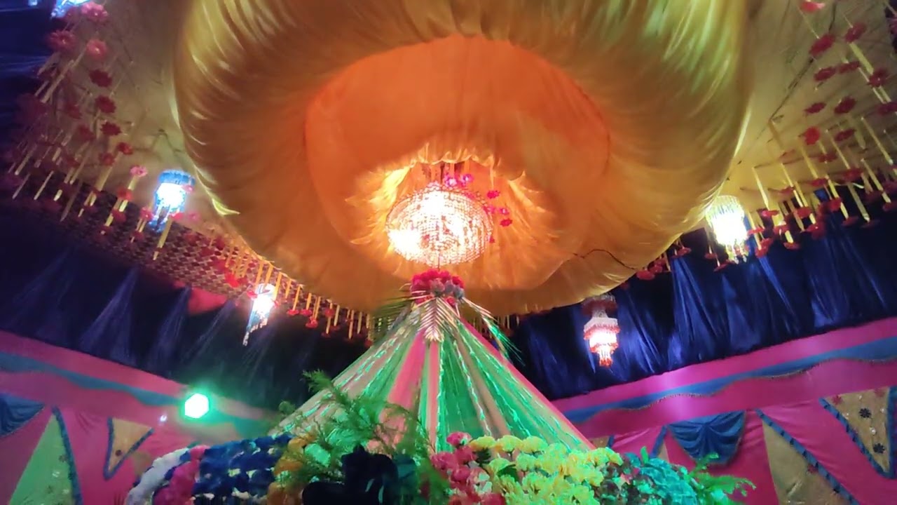New Digin Flower Mandap Decoration - YouTube