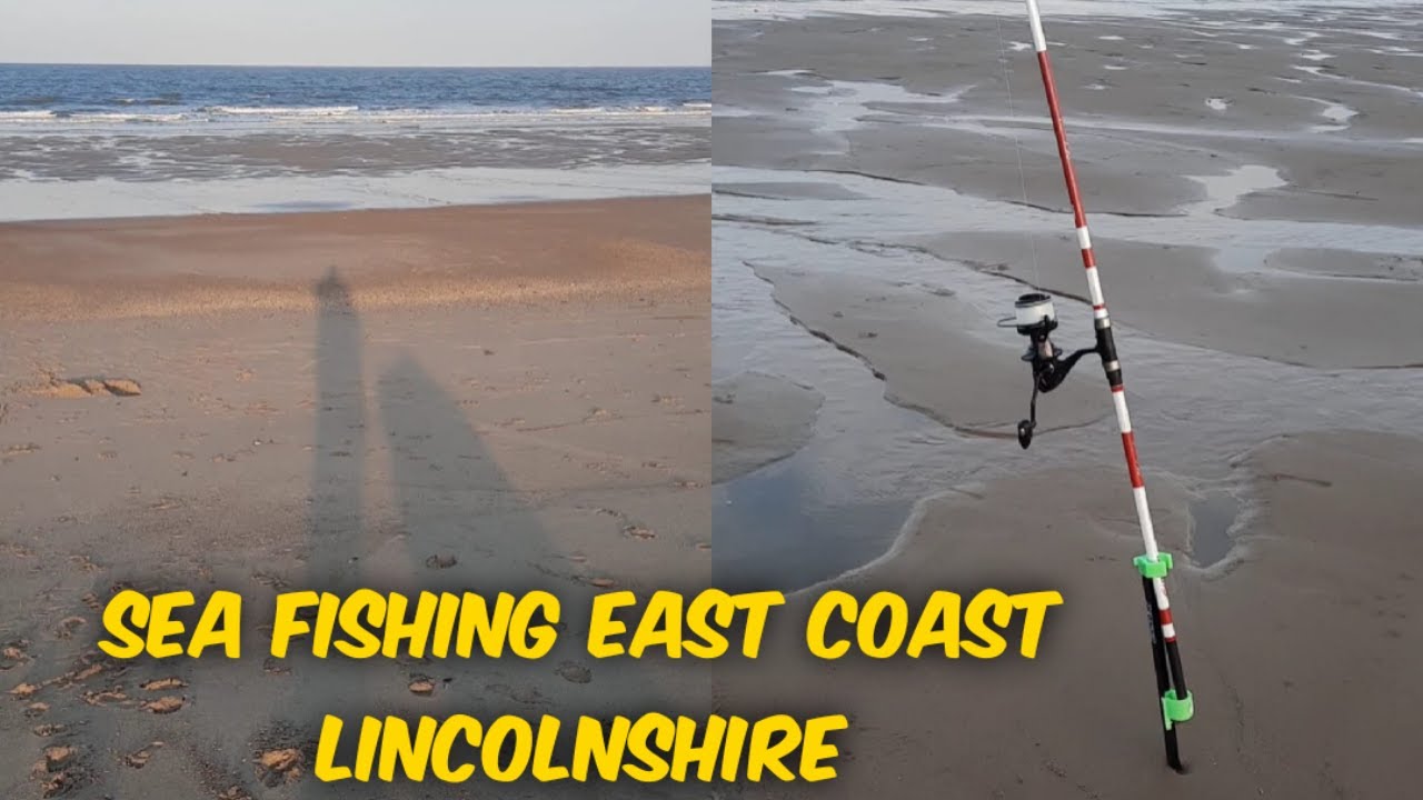Sea Fishing UK Beach Casting East Coast Lincolnshire Bohemia Way - YouTube