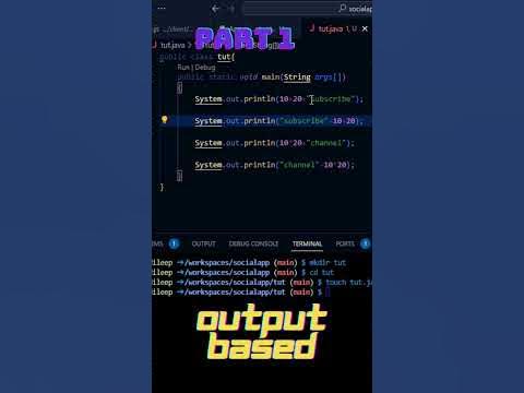 Java Output based program: Part 1 - Placement interview questions? #shorts - YouTube