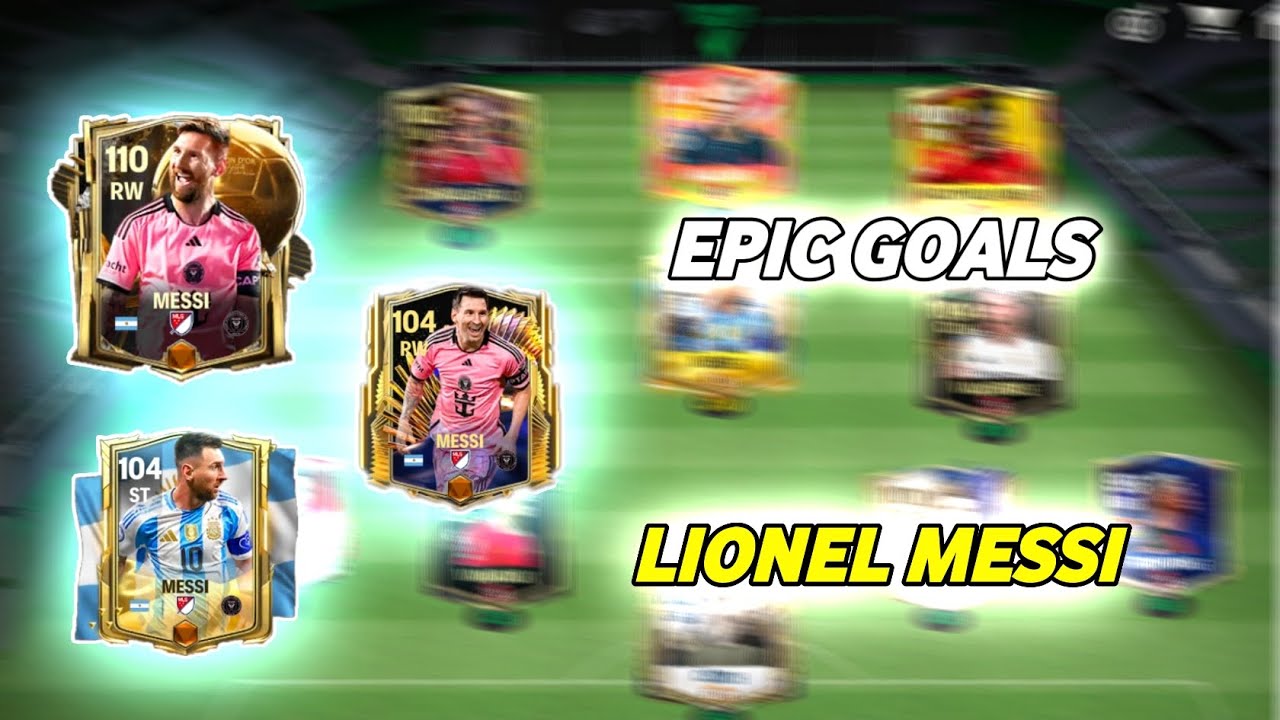 EPIC GOALS BY LIONEL MESSI 🔥 - YouTube