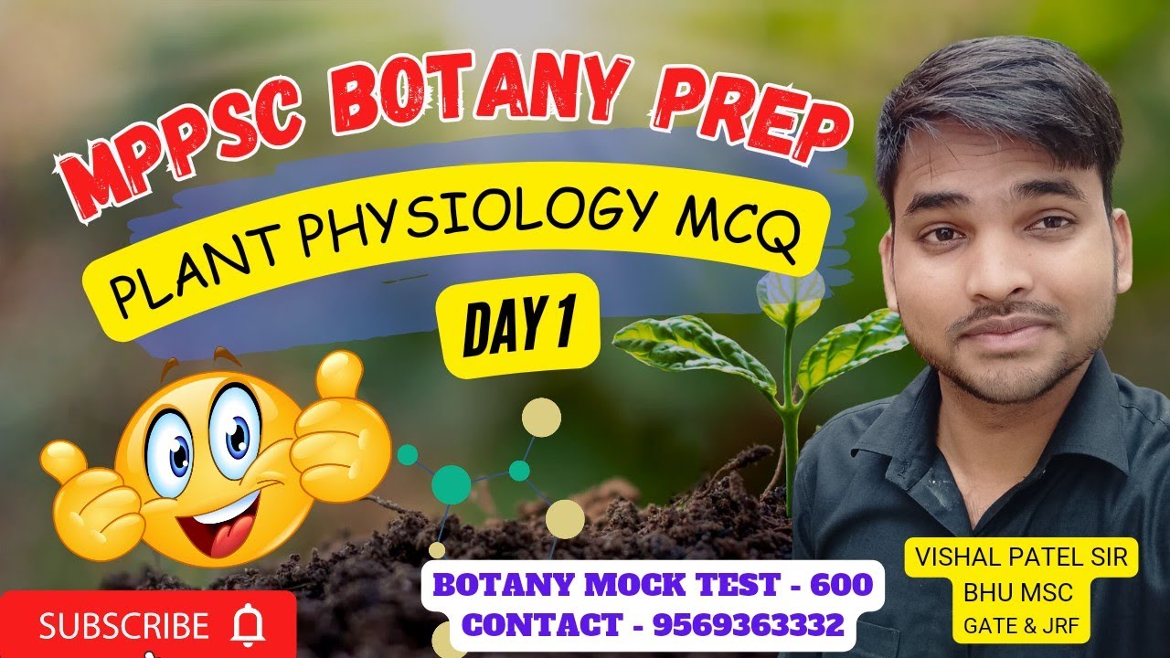 Part 1 | MPPSC Botany MCQ Practice | Transport In Plant MCQ | CUET AND ...